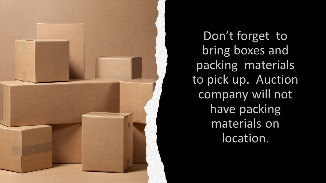 Merchandise Pick Up for 2023 Consignment Auction #1 @ Doerr Auction ...